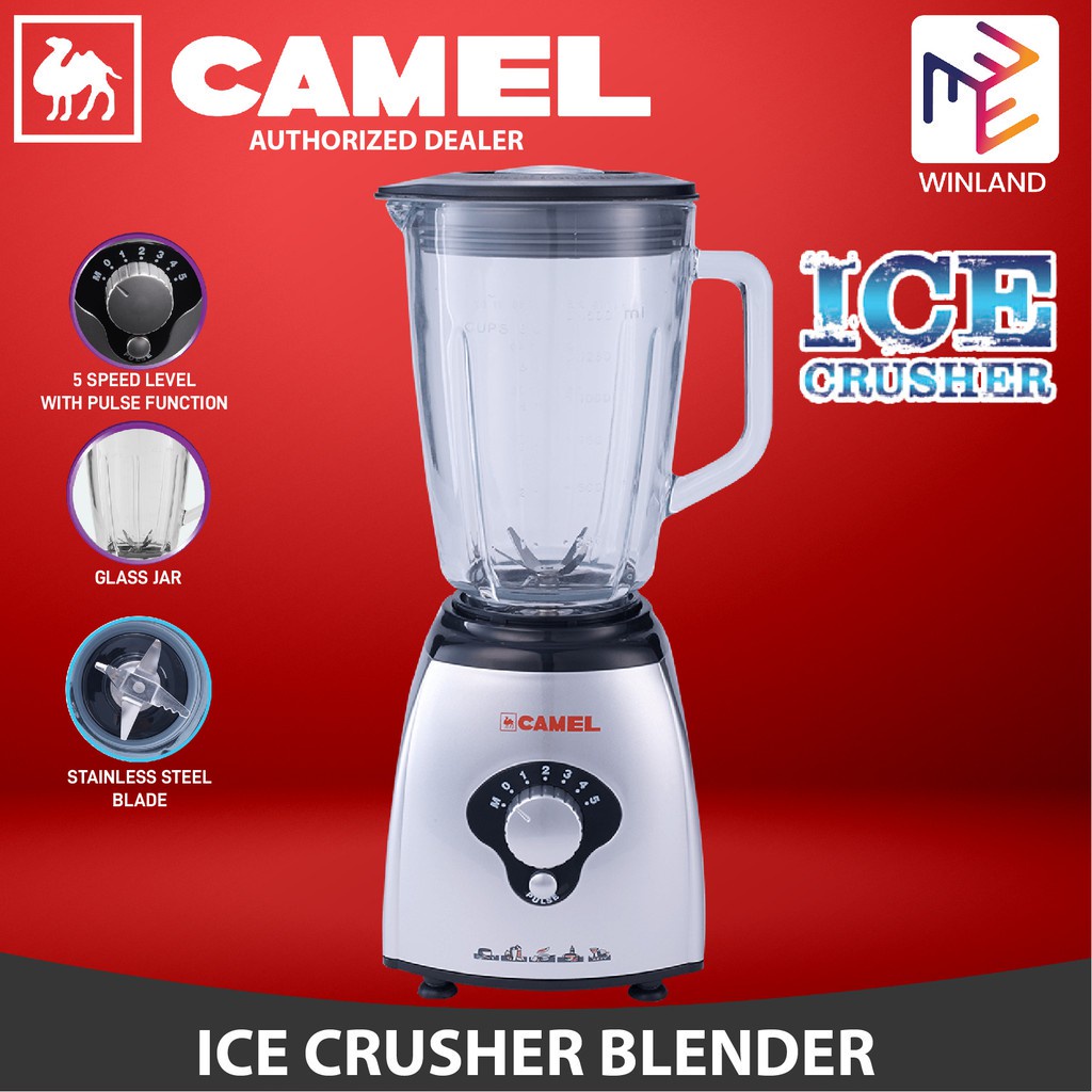 CAMEL by Winland Ice Crushing Glass Blender 1.75L CBL-1040G | Shopee ...