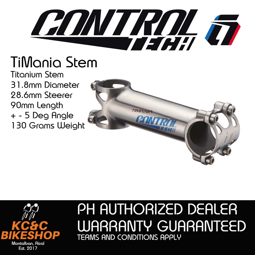 Controltech TiMania Titanium Stem ATB-937 | Shopee Philippines