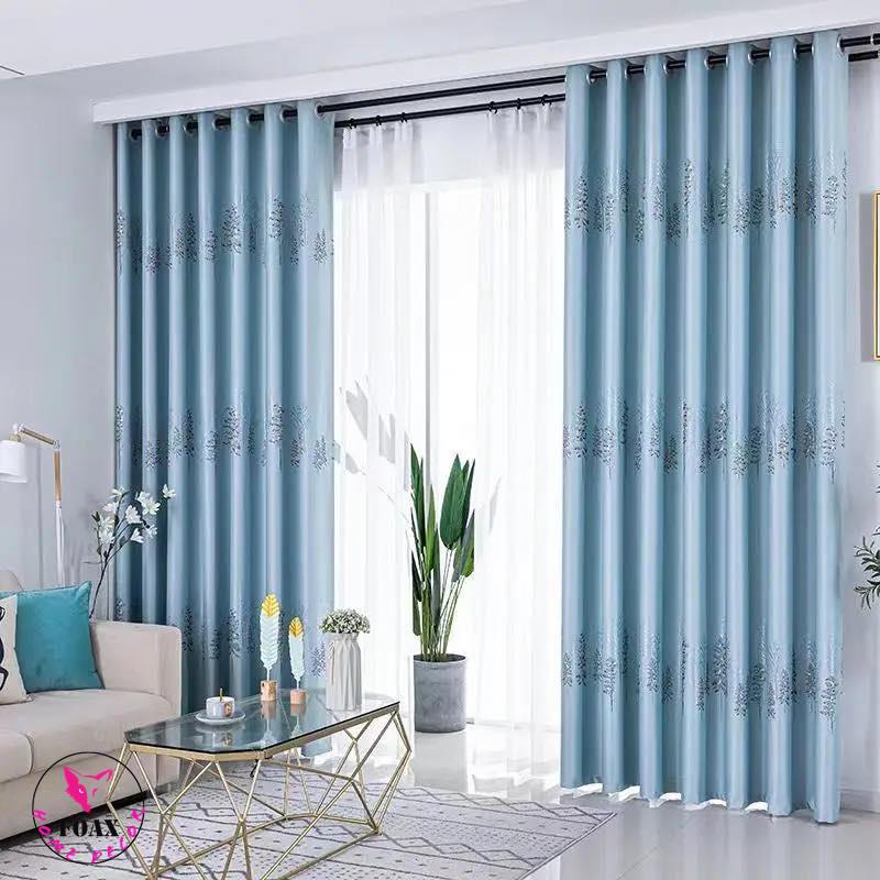 8feet Modern Curtain For Living Room Bedroom Blackout Heat Insulation ...