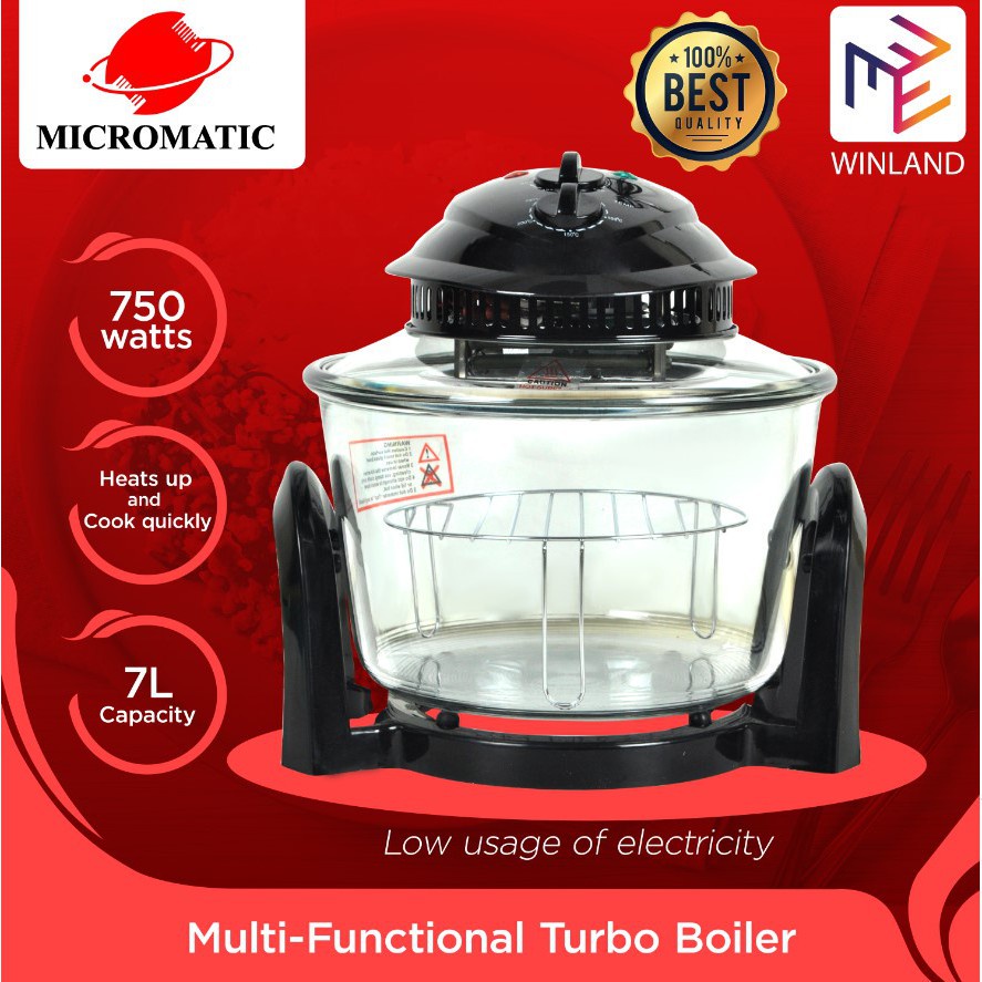 MICROMATIC by Winland 7L Convection Oven | Multi-Functional Turbo ...