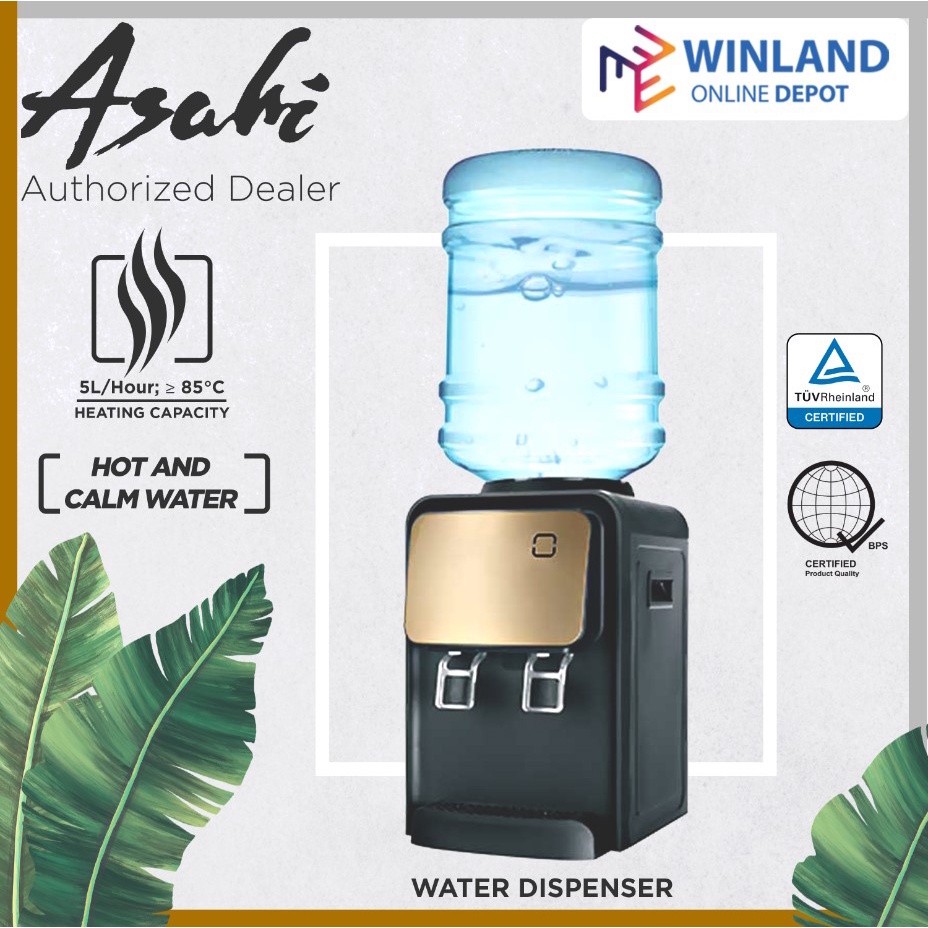 ASAHI by Winland Table Top Water Dispenser Hot and Normal Function WD ...