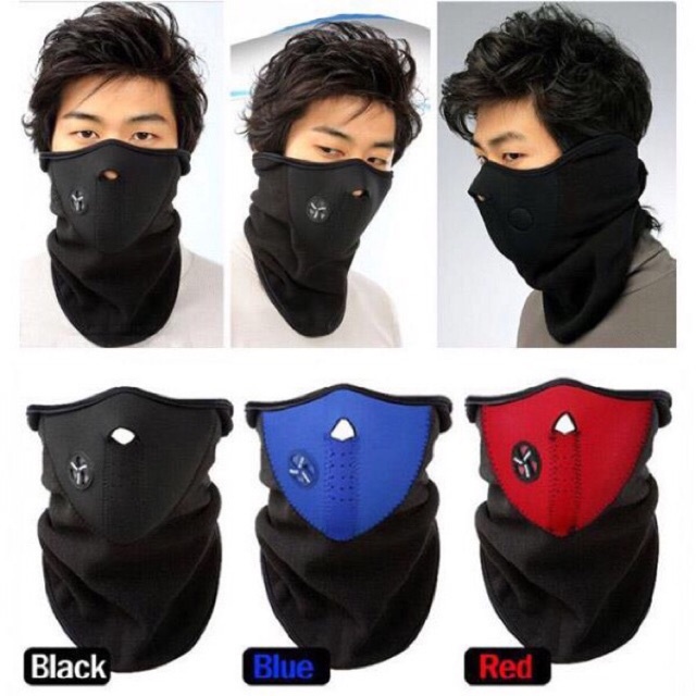 Motorcycle Full Face Mask Breathable Soft Mask ( AMD ) | Shopee Philippines