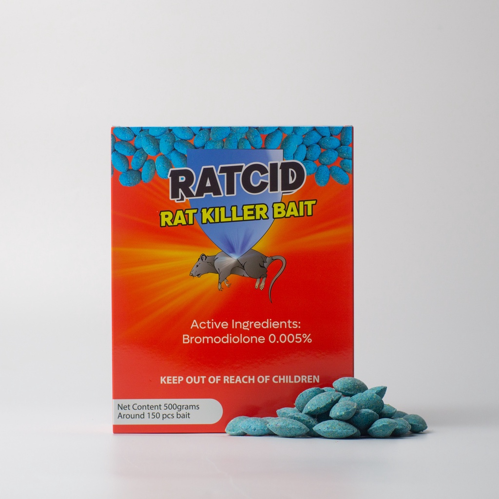 Ratcid- Rat Killer, Rat Poison, Rat Bait Pill type 500 grams | Shopee ...