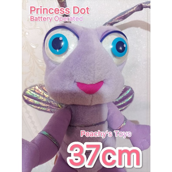 37cm Talking Princess Dot A Bug's Life Rare Mattel 1998 Plush Stuffed ...