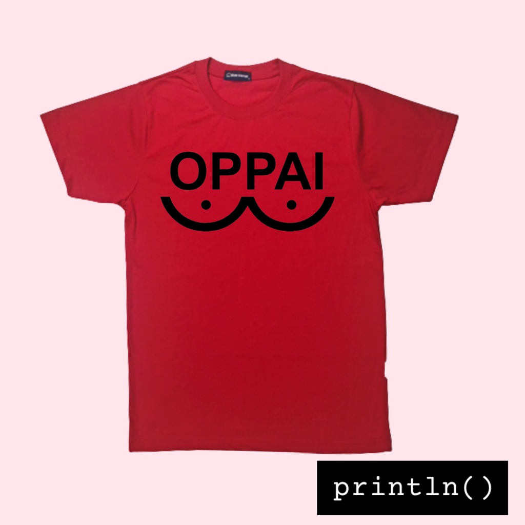 Anime_Design_Tshirt_Oppai | Shopee Philippines