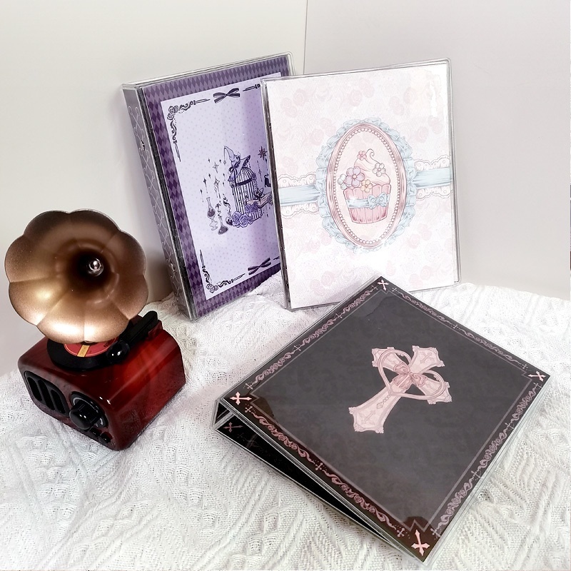 A6 Wide 6-hole Retro Style Magic Academy PVC Mirror Cover Photocard ...