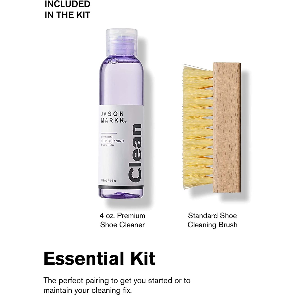 Jason Markk Premium Shoe Cleaner Essentials for Shoe Cleaning kit ...