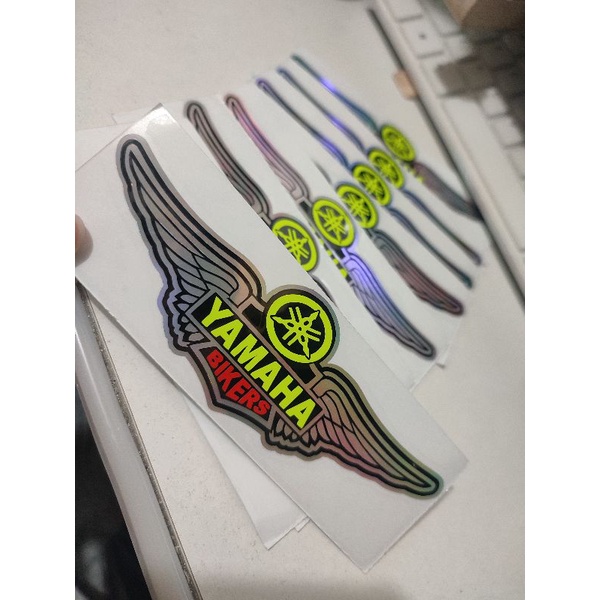 YAMAHA Bikers Vinyl Reflective Sticker 13x4.5cm | Shopee Philippines