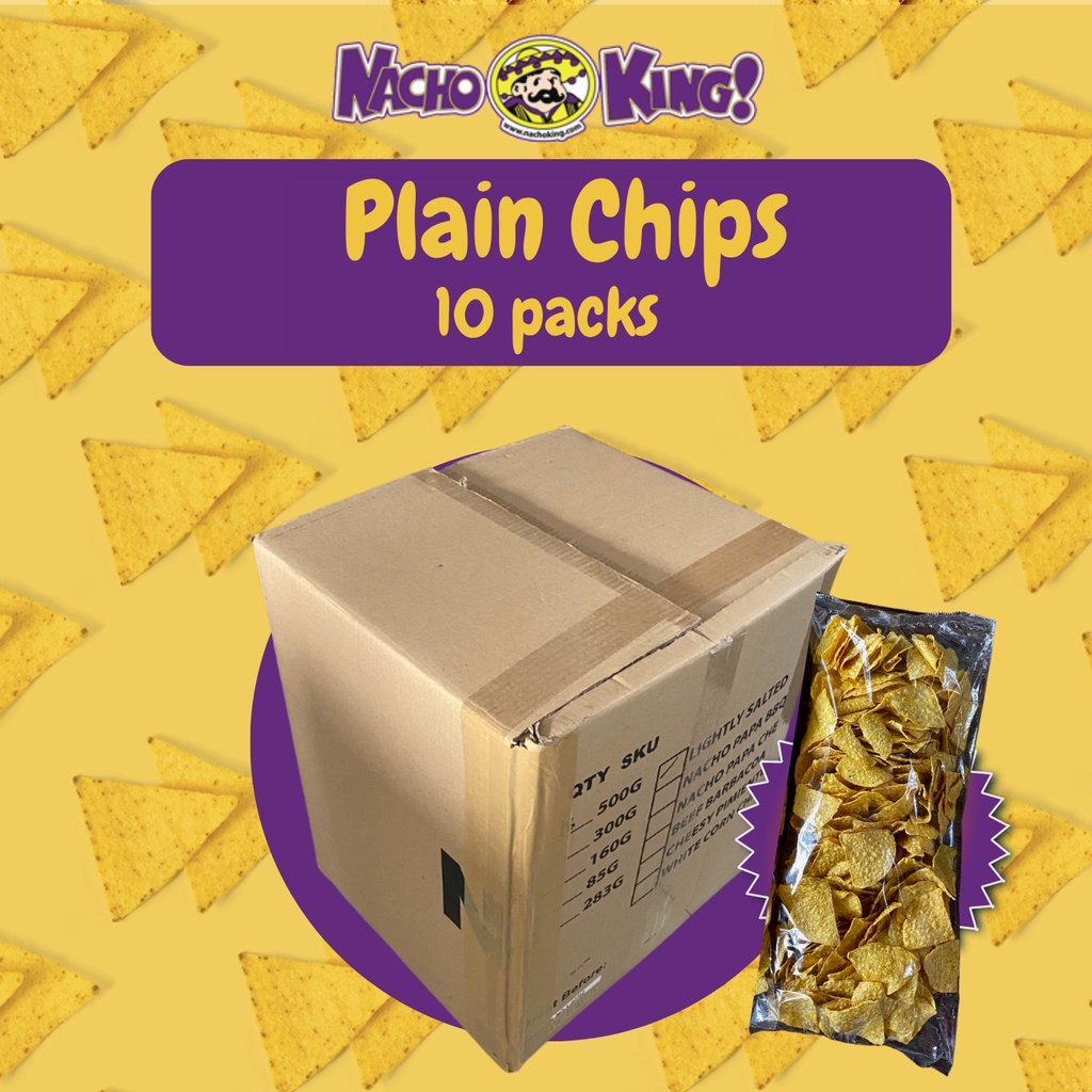 Nacho King! Plain Chips (10 packs) | Shopee Philippines