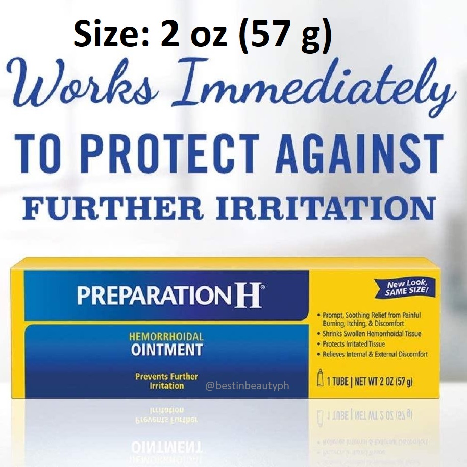Preparation H Hemorrhoidal Ointment 57g Shopee Philippines