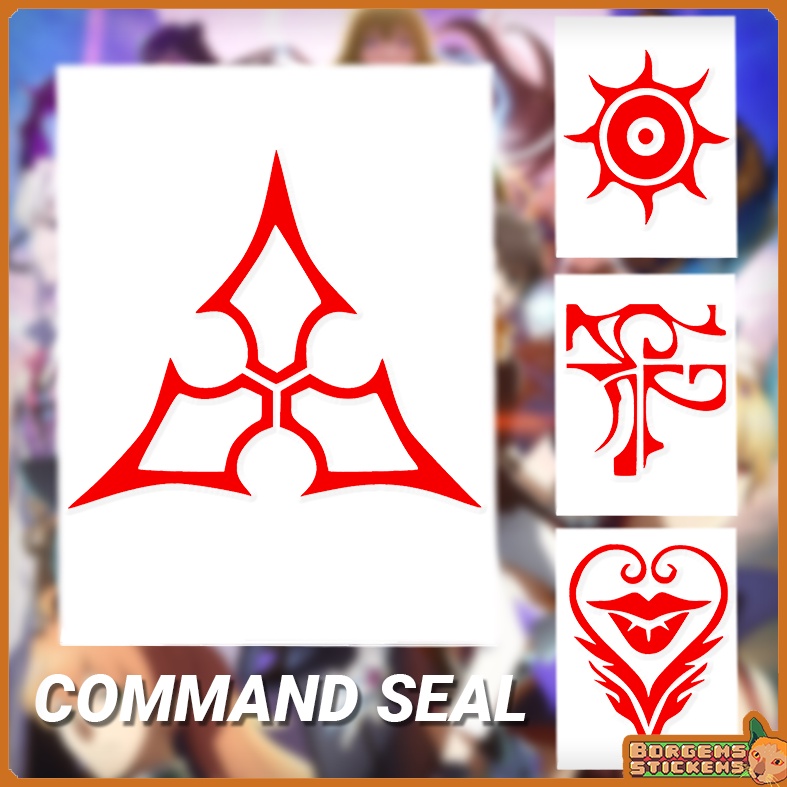 [DECAL] FGO Shinji, Scandinavia, Escardos, Rani Command Seal VINYL ...