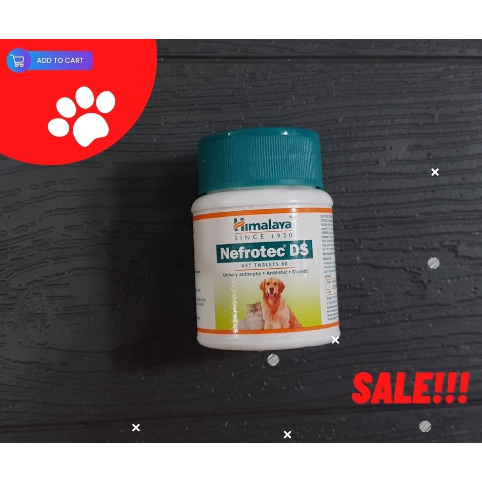 Himalaya Nefrotec DS for dogs and cats (60 tablets) | Shopee Philippines