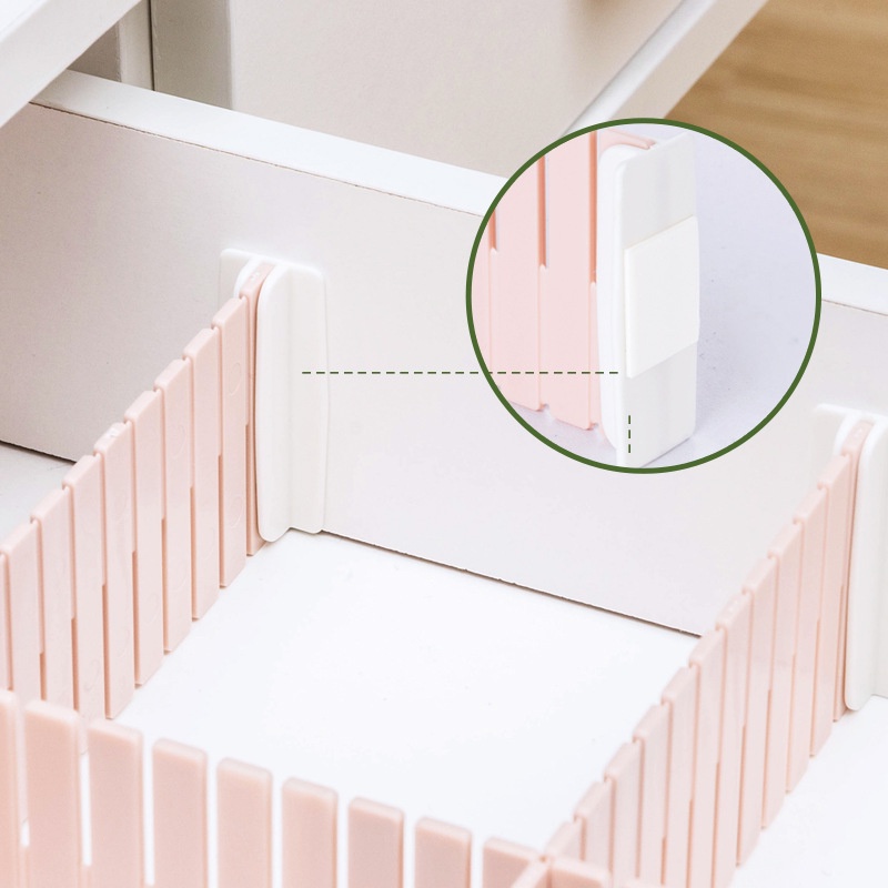 Drawer Organizer Clip Drawer compartment organizer Drawer Partitions ...