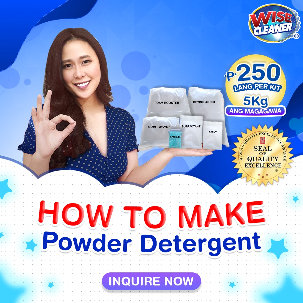 PREMIUM POWDER DETERGENT KIT WISE CLEANER | Shopee Philippines