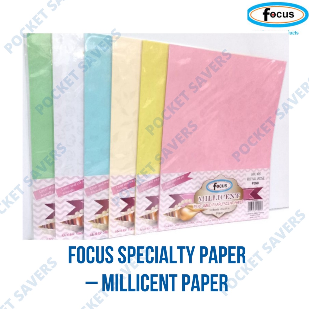 FOCUS Millicent Scented Colored Paper 10 sheets / 1 pack Short (Board ...