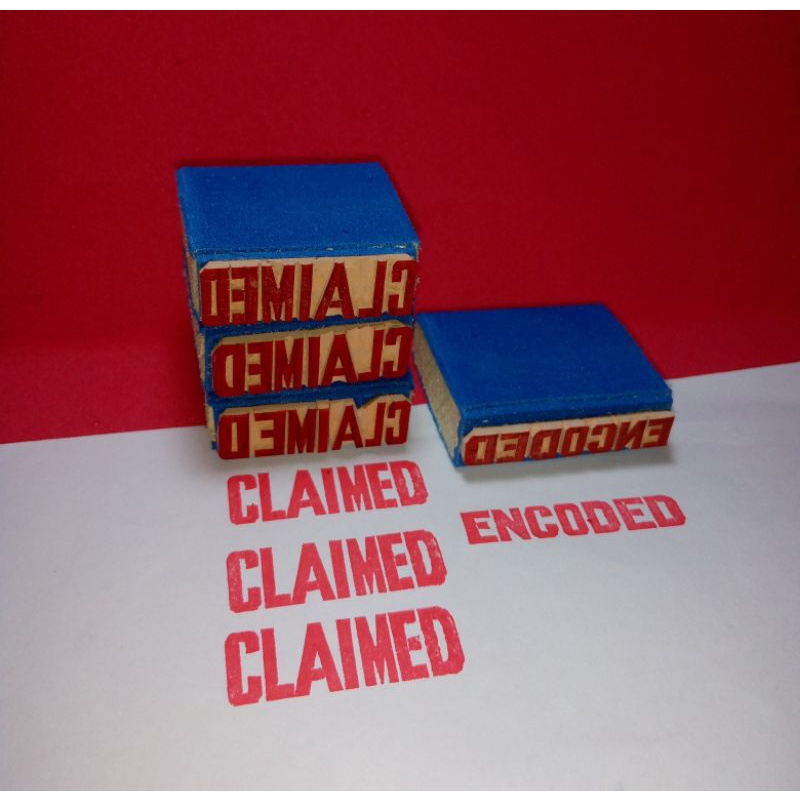 STAMPS-FRAGILE/NOTED/SCANNED/DUPLICATE/POSTED/REDEEMED and more ...