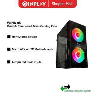 Inplay WIND 01 / WIND 05 Micro ATX Case Durable Temprered Glass for ...
