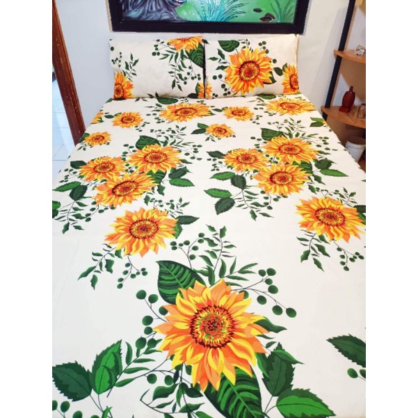 Sunflower Bedsheets 100% Premium Canadian Cotton Bedsheets 3 in 1 ...
