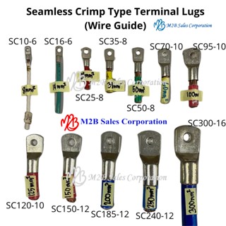 Copper Lugs, Ring Type Seamless Crimp Type Terminal Lugs , SC Lugs SC10 ...