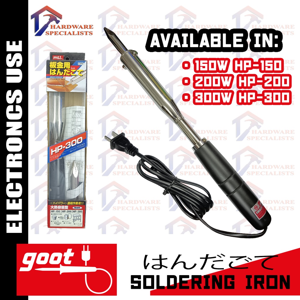 Goot High Power Soldering Iron MADE IN JAPAN Original Authentic ...