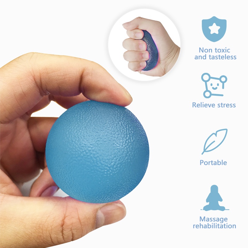 MotoGym silicone decompression ball grip device keyboard wrist movement ...