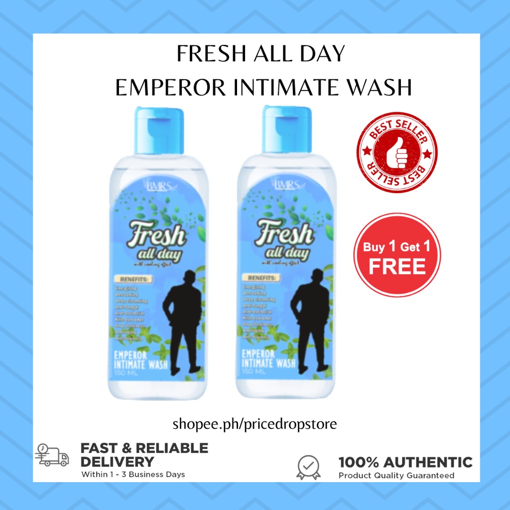 BEST SELLING FRESH ALL DAY EMPEROR INTIMATE WASH MASCULINE WASH (BUY1 ...