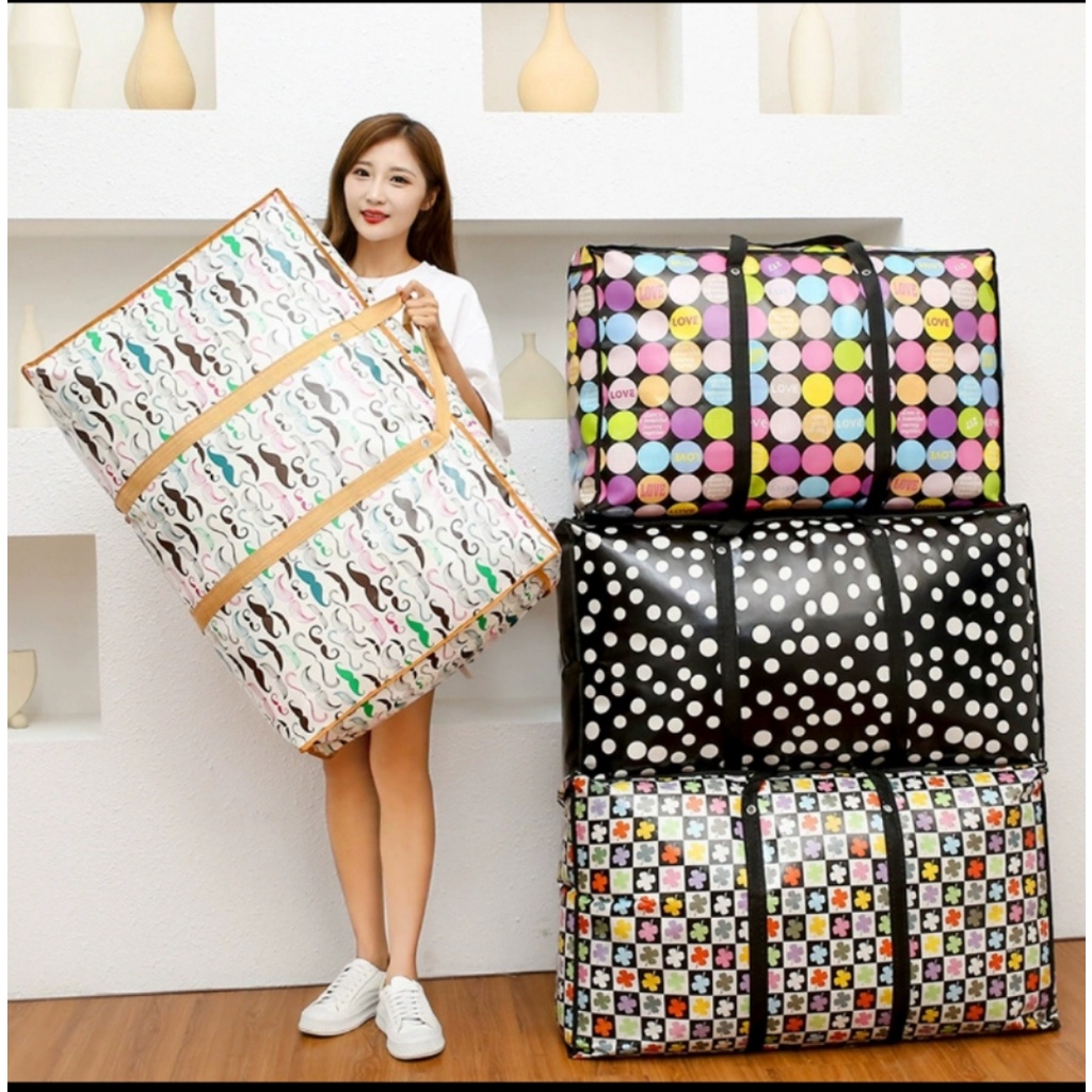 Rubberise Sako Bag Storage Eco Bag Luggage Bag Zipper Bag Shopping Bag ...