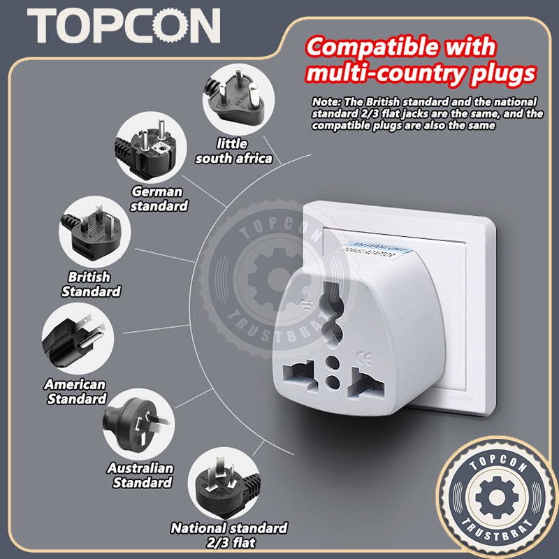 Travel Universal Socket Adapter Universal Adapter 1pc | Shopee Philippines