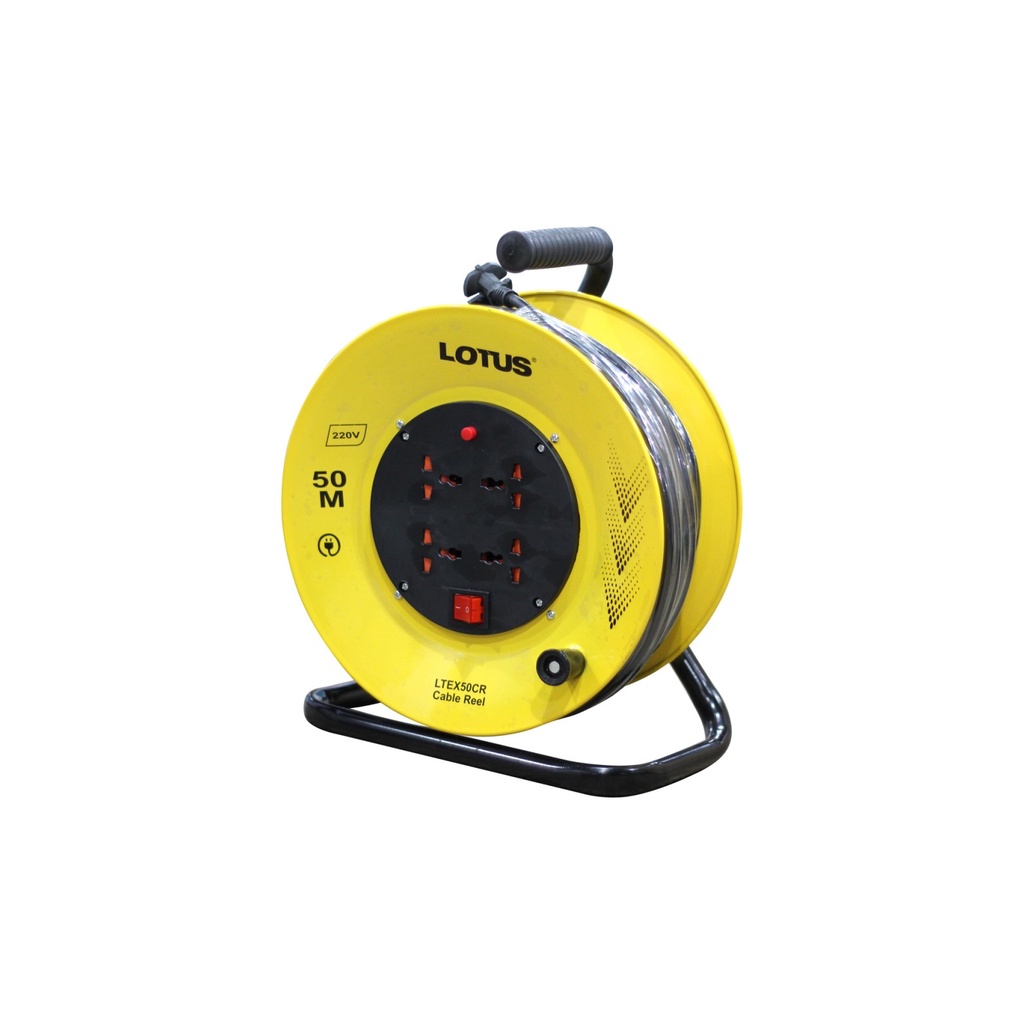 LOTUS CABLE REEL Extension Wheel Outlet AWG 16 50M LTEX50CR | Shopee ...