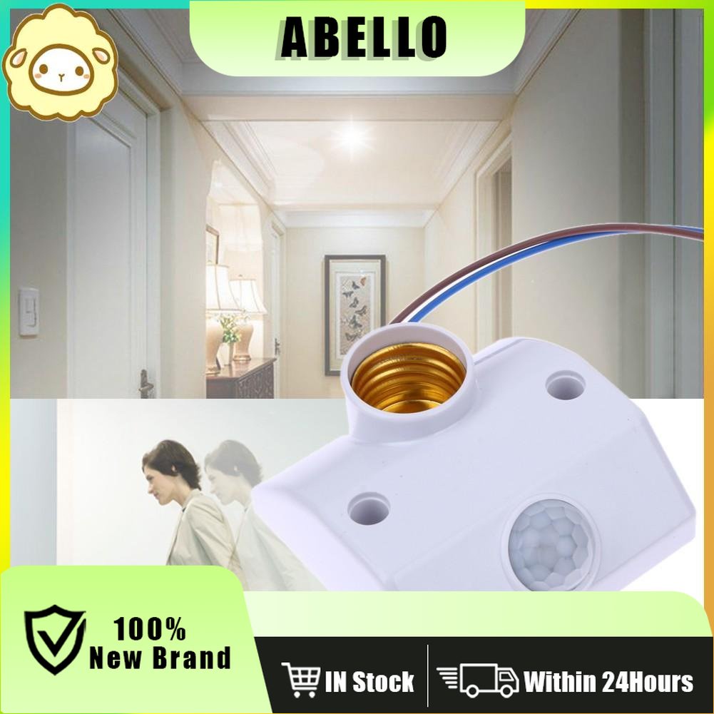 Intelligent Light Infrared Motion Sensor E27 bulb holder Smart delay ...