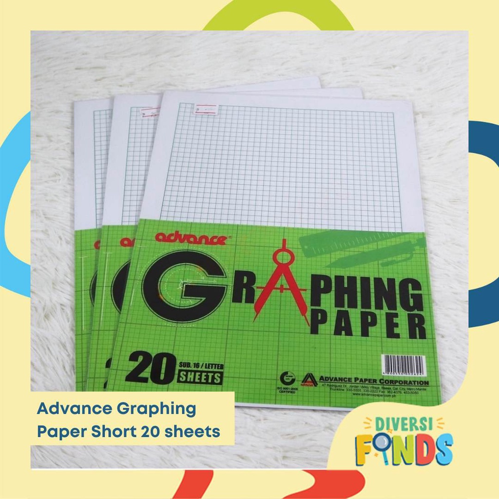 Graphing Paper - 20 sheets per pack | Shopee Philippines