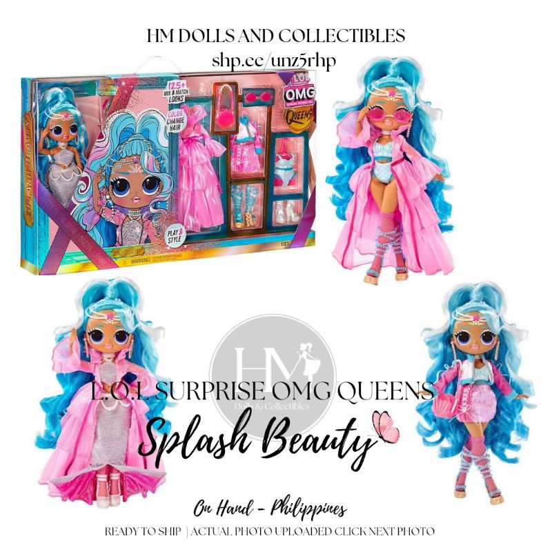 L.O.L Surprise Doll Queens Splash Beauty Doll | Shopee Philippines