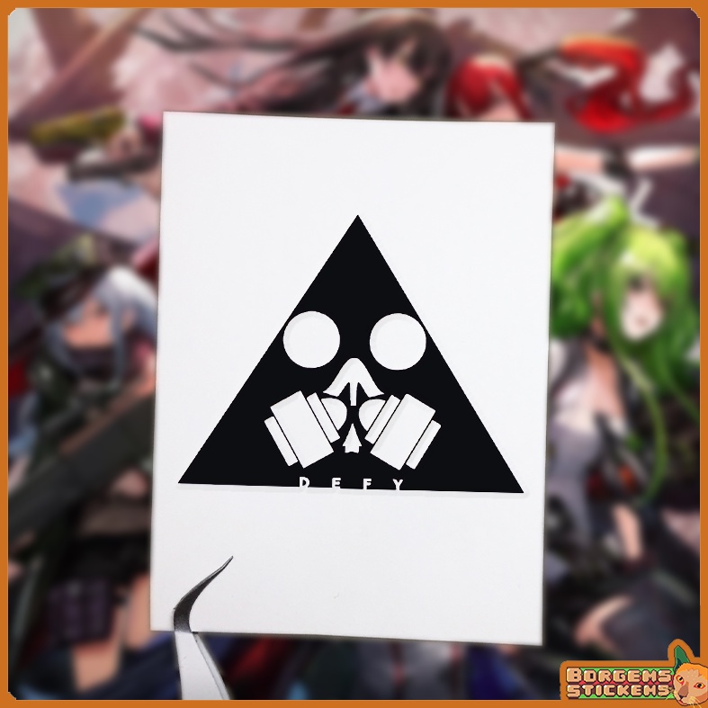 [DECAL] Girls Frontline DEFY Logo V2 GFL VINYL STICKER for Car, PC, and ...