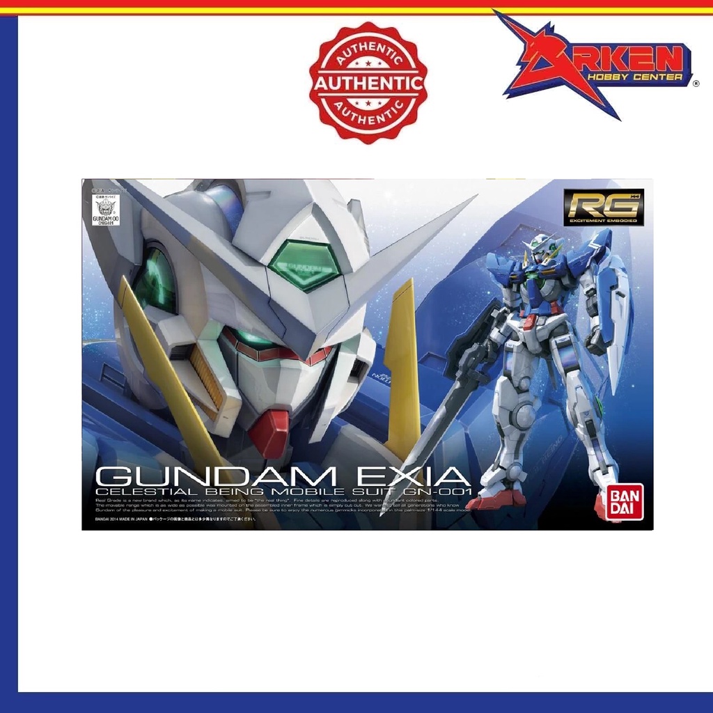 BANDAI Gunpla - RG 1/144 Gundam Exia | Shopee Philippines