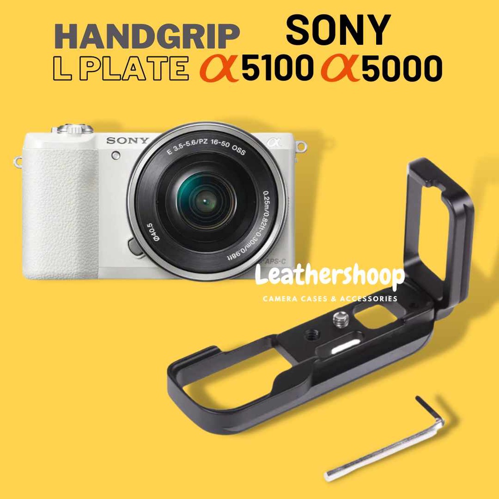 Handgrip L Plate SONY A5100 A5000 Grip Bracket | Shopee Philippines