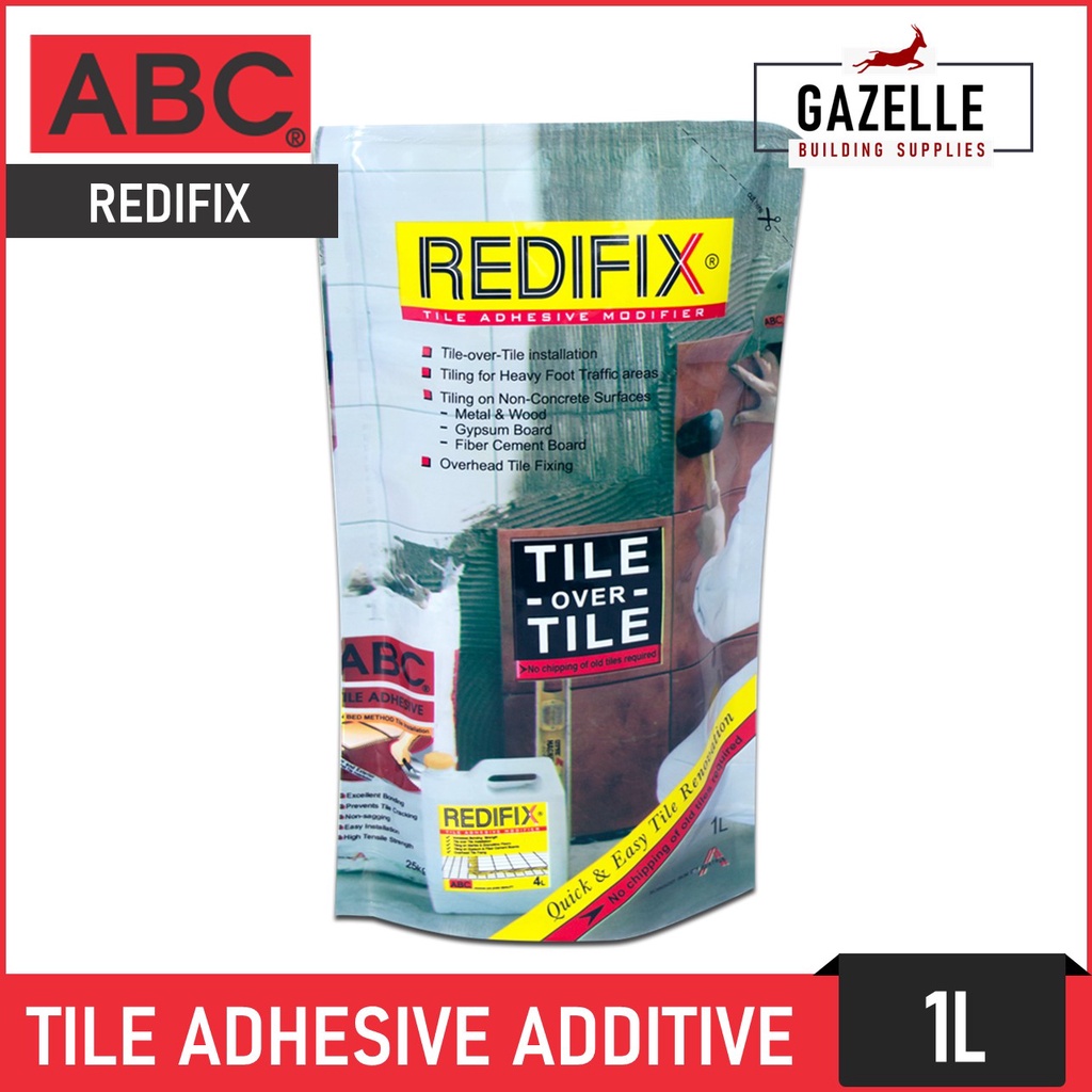 ABC Redifix Tile Adhesive Additive for Indoor & Outdoor Non-Concrete ...