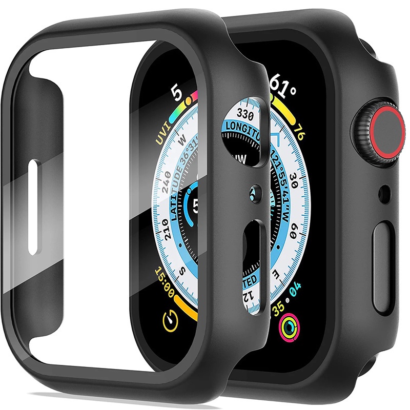 Full Cover For Apple Watch Ultra 49mm Case With Tempered Glass For ...