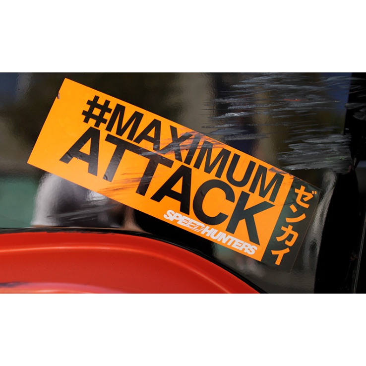 Speedhunter Maximum Attack Vinyl JDM Sticker Waterproof Pogi | Shopee ...