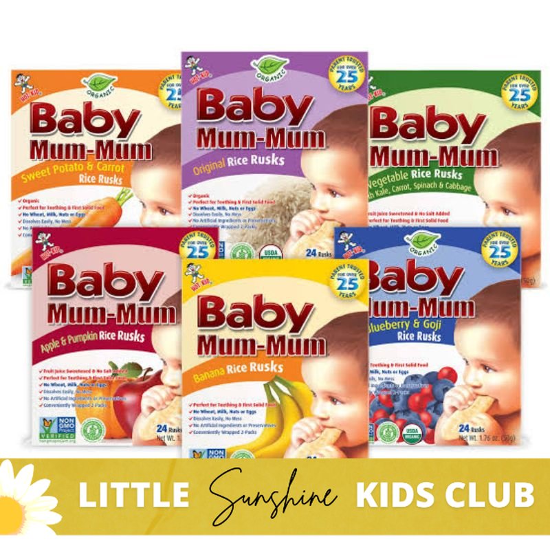 Hot Kid Baby Mum-Mum, Original Rice Rusks, Banana, Apple Pumpkin, 24 ...