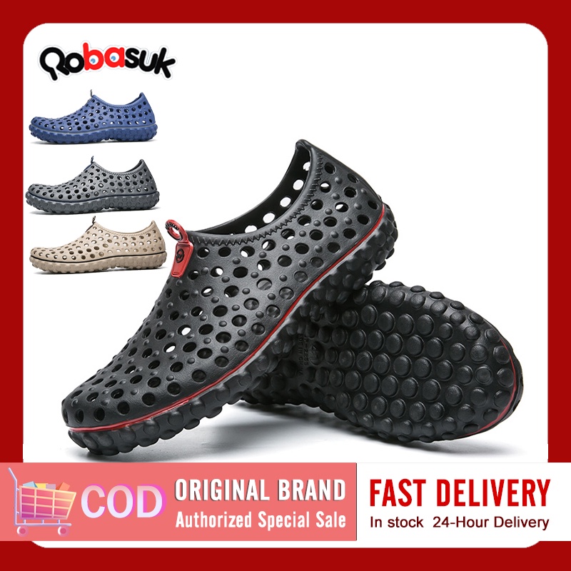 Rainy Water Aqua Jelly Shoes Beach Clogs Comfort Diving Sandals for Men ...