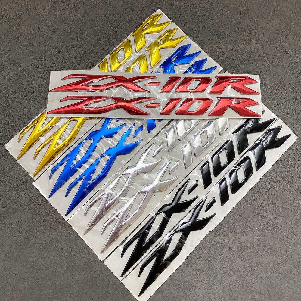 Original Size For Kawasaki ZX-10R Fuel Tank Logo Ninja 3D Labeling ZX ...