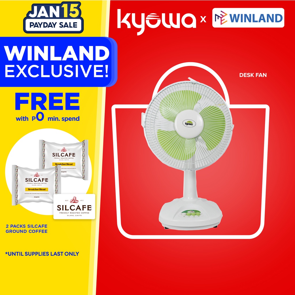 KYOWA by Winland 12" Desk Fan Electric Fan KW-6701 | Shopee Philippines