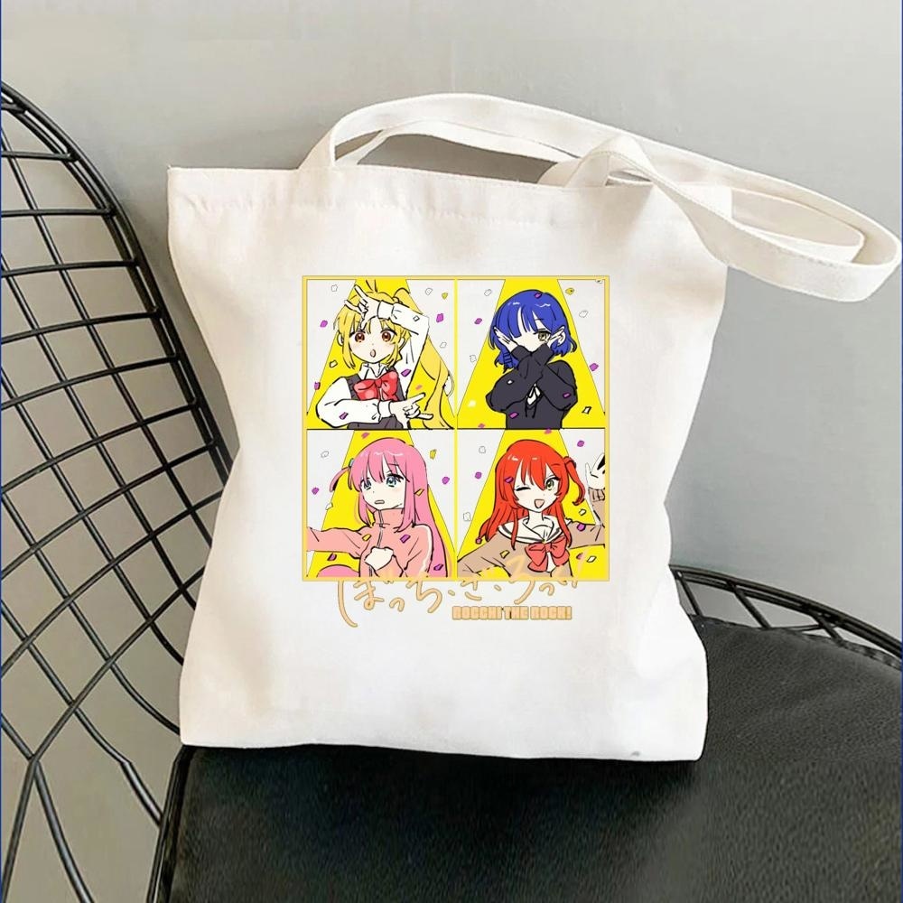 Bocchi the Rock Manga Ryo shopping bag recycle bag handbag tote cotton ...