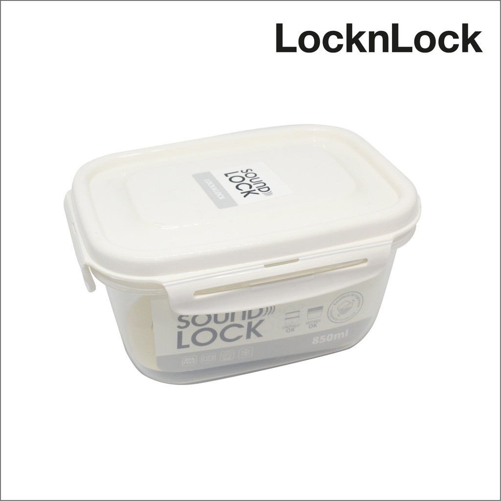 LOCKNLOCK by Winland Soundlock Rectangular Container 850ml LEP532 ...