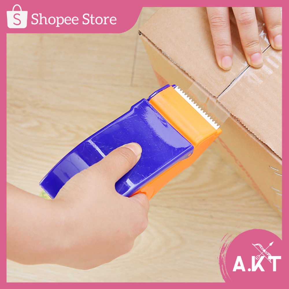 AKT Packaging Parcel Plastic Roller Tape Cutter Dispenser Sealing ...