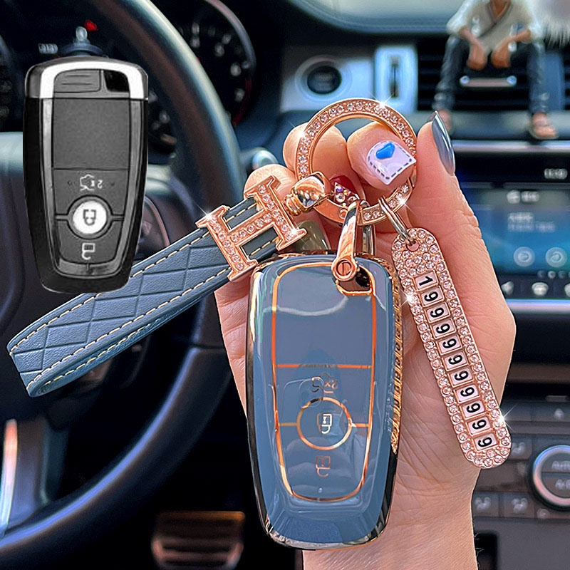 Soft TPU Car Key Case For Ford Ranger Sprot 2023 Everest Ranger Raptor ...