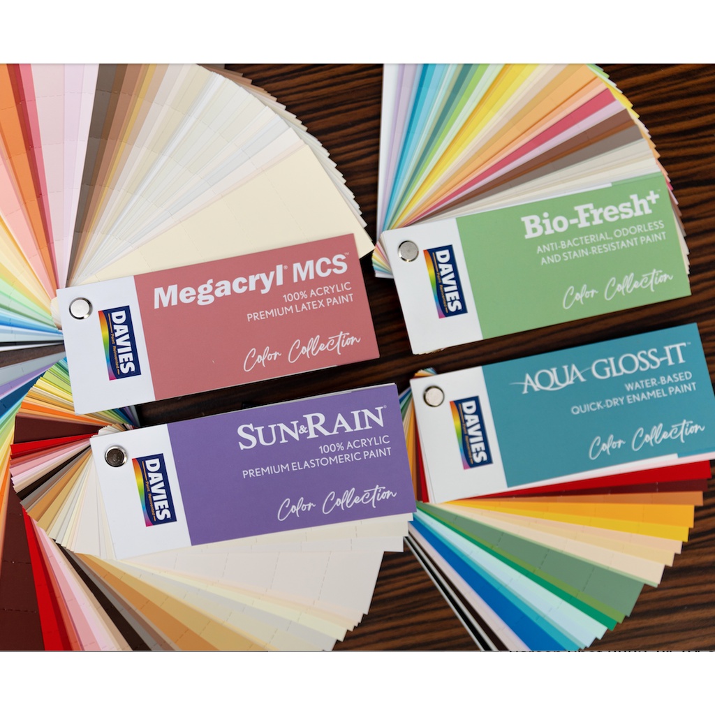 DAVIES Architect's Kit (4 Color Fan Decks) - Megacryl MCS, Sun & Rain ...