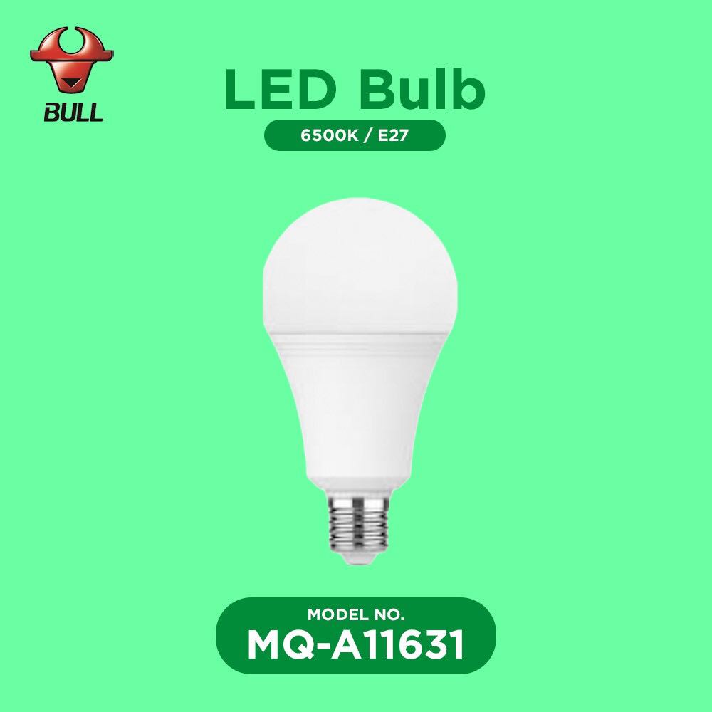 Bull LED Light Bulb 6500K Daylight / E27 High quality LED 3w / 5w / 9w / 12w / 16w | Shopee ...