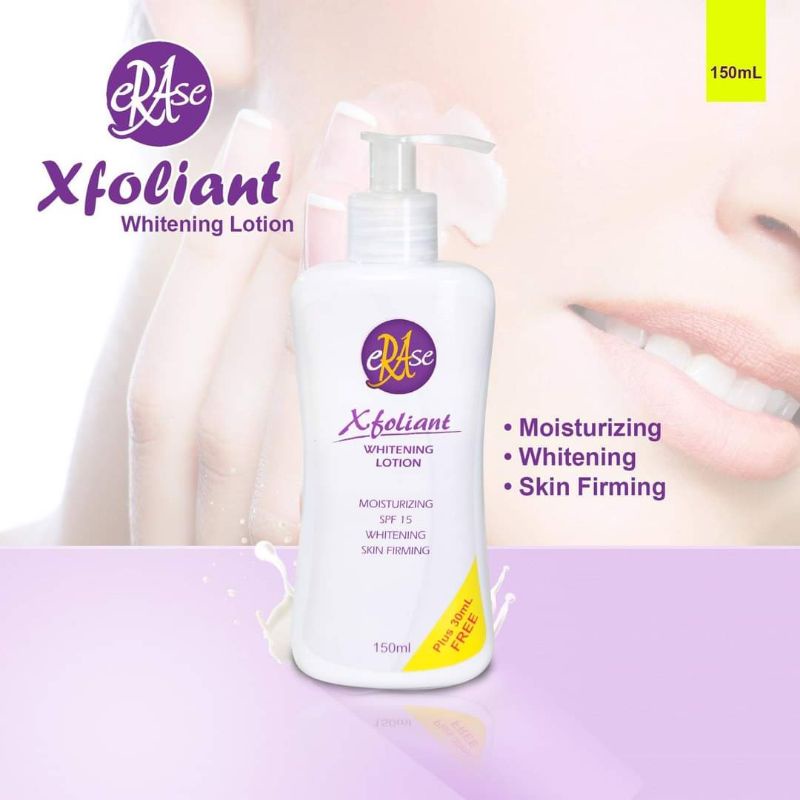 Erase Xpoliant whitening lotion SPF 15 with free | Shopee Philippines