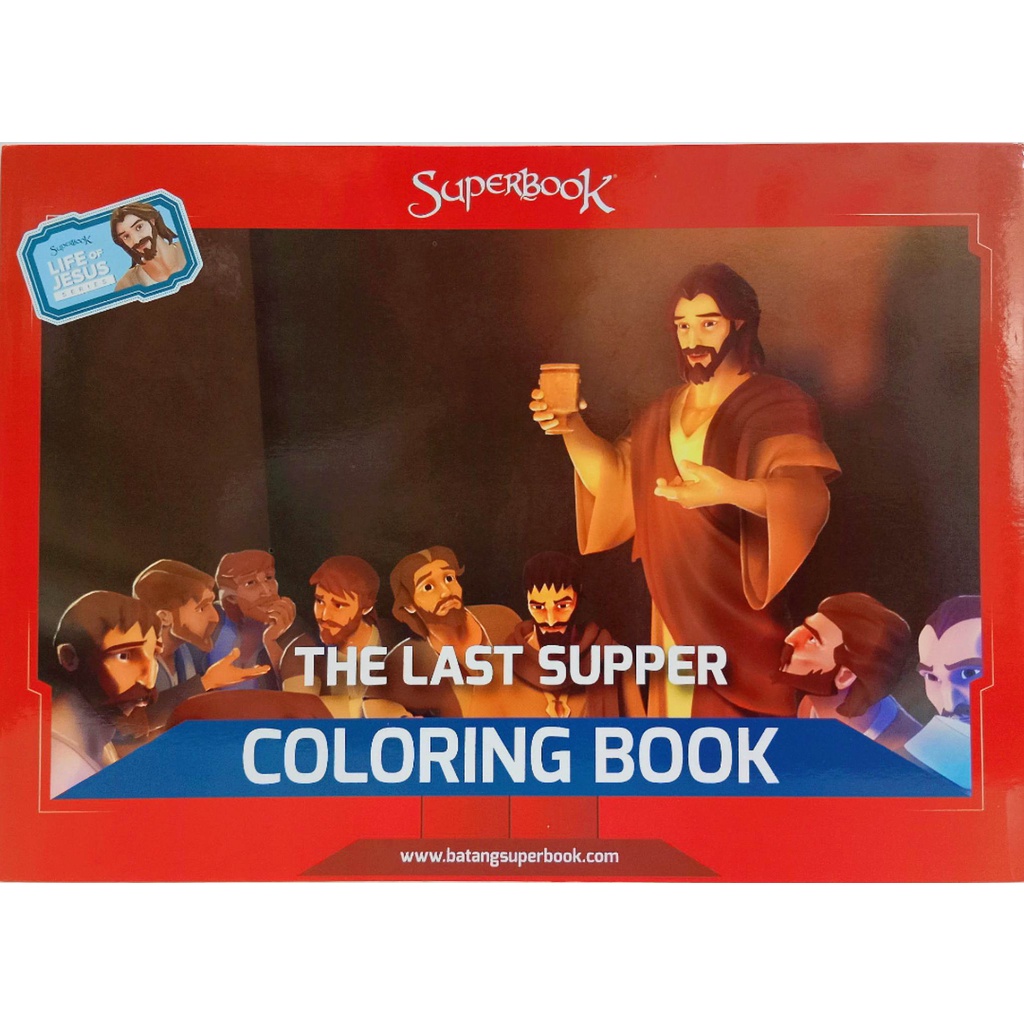 PCBS The Last Supper: SuperBook - Coloring Book | Shopee Philippines